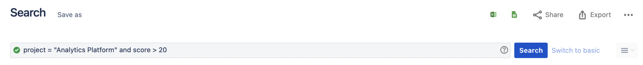 Using Priority Score in a JQL search